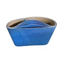China Industrial Zirconium Aluminium Oxide Sanding Belts Sandpaper 4inchx24 for sale
