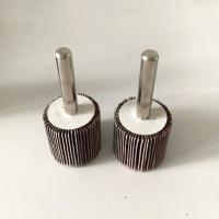 China 50x25x6mm Shaft Flap Wheel 40-400 Grit for Precision Deburring Contour Finishing for sale