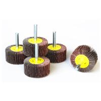 China 50x25x6mm Shaft Flap Wheel 40-400 Grit for Precision Deburring Contour Finishing for sale