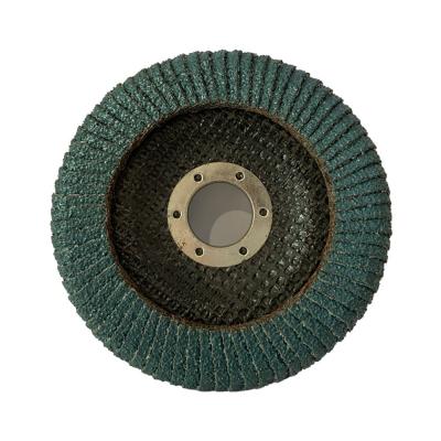 China Customizable 765 Zirconia Alumina Abrasive Flap Disc Full Curved 120 grit for sale