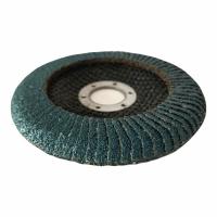 China Customizable 765 Zirconia Alumina Abrasive Flap Disc Full Curved 120 grit for sale