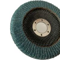 China Customizable 765 Zirconia Alumina Abrasive Flap Disc Full Curved 120 grit for sale