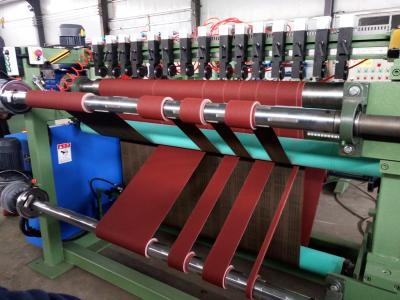 China Adjustable Belt Slitting Abrasive Converting Machine PLC Controlled OEM for sale