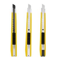 China Industrial Retractable Snap Off Box Cutter Blade 9mm OEM For Trimming Woodworking for sale