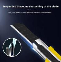 China Industrial Retractable Snap Off Box Cutter Blade 9mm OEM For Trimming Woodworking for sale