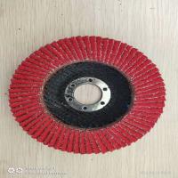 China 40 Grit Coarse Ceramic Abrasive Flap Disc 125mm For Die Grinder 12200RPM for sale