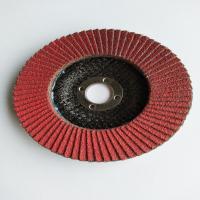 China 40 Grit Coarse Ceramic Abrasive Flap Disc 125mm For Die Grinder 12200RPM for sale