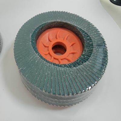 China Fused Alumina Zirconia Abrasive 40 Grit Flap Disc KX765Z Grinding Sanding Tools for sale