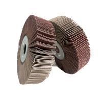 China 165x40mm Heavy Duty Abrasive Flap Wheel 40-400 Grit For Surface Grinding Finishing for sale