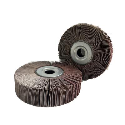 China 165x40mm Heavy Duty Abrasive Flap Wheel 40-400 Grit For Surface Grinding Finishing for sale