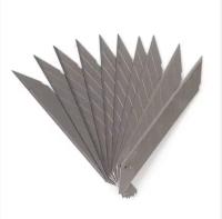 China Carbon Steel Snap Off Cutter Blade Breakable Stretchable Paper Cutter Tool 18mm for sale
