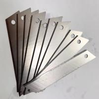 China Carbon Steel Snap Off Cutter Blade Breakable Stretchable Paper Cutter Tool 18mm for sale