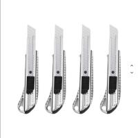 China Robust Aluminum Utility Knife 18mm 9mm Snap Off Blades Heavy Duty for sale