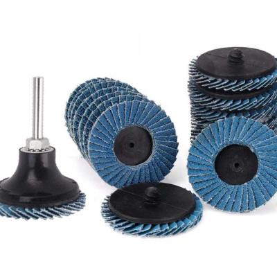 China Nylon Plastic Backing Mini Flap Abrasive Sanding Disc 2