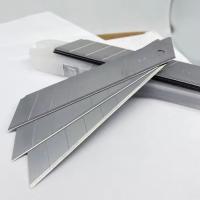 China Retractable 18mm Snap Off Utility Knife Blade With Precision Honed Edge for sale