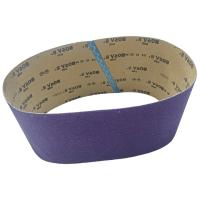 China LUX BORA 8+ Purple Aluminium Ceramic Abrasive Sanding Belt 4x36 For Metal for sale