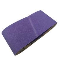 China LUX BORA 8+ Purple Aluminium Ceramic Abrasive Sanding Belt 4x36 For Metal for sale