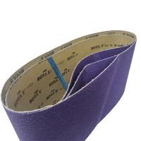 China LUX BORA 8+ Purple Aluminium Ceramic Abrasive Sanding Belt 4x36 For Metal for sale