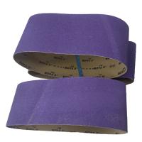 China LUX BORA 8+ Purple Aluminium Ceramic Abrasive Sanding Belt 4x36 For Metal for sale