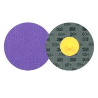 China Ceramic Abrasive Quick Change 3 Inch Roloc Disc For Aluminum Polishing Sanding for sale