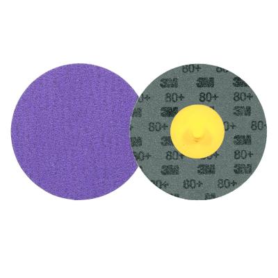 China Ceramic Abrasive Quick Change 3 Inch Roloc Disc For Aluminum Polishing Sanding for sale
