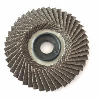 China Kingcattle KX565 Flexible AO Abrasive Flap Disc For Aluminum 4inch 40 Grit for sale