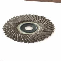 China Kingcattle KX565 Flexible AO Abrasive Flap Disc For Aluminum 4inch 40 Grit for sale