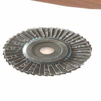 China Kingcattle KX565 Flexible AO Abrasive Flap Disc For Aluminum 4inch 40 Grit for sale