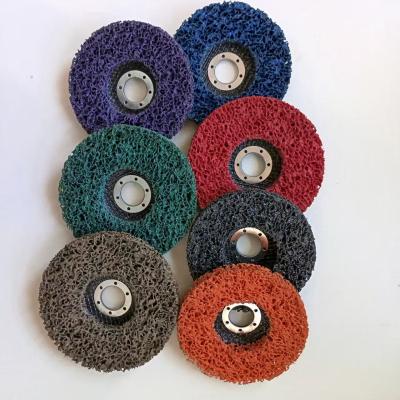 China Coral Poly Stripping Abrasive Flap Disc For Rust Removing 115mm for sale