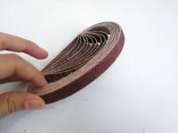 China Drum Sander Red Ceramic Sanding Belts For Metal 533 X 76mm OEM for sale