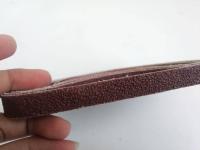 China Drum Sander Red Ceramic Sanding Belts For Metal 533 X 76mm OEM for sale