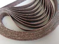 China Drum Sander Red Ceramic Sanding Belts For Metal 533 X 76mm OEM for sale