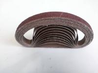 China 180 Grit 10mm Narrow Abrasive Ceramic Belt Sander Belts Sandpaper For Belt Sander for sale