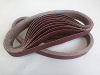 China 180 Grit 10mm Narrow Abrasive Ceramic Belt Sander Belts Sandpaper For Belt Sander for sale