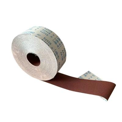 China Tear Resistant Abrasive Cloth Roll Backed Sandpaper 60-600 Grit for sale