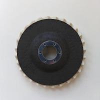 China Metal Buffing Sander Wool Felt 80-240 Grit Flap Disc Wheel Marble Fiberglass Backing for sale