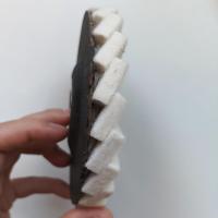 China Metal Buffing Sander Wool Felt 80-240 Grit Flap Disc Wheel Marble Fiberglass Backing for sale
