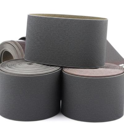China Customized Black 3x21 Silicon Carbide Sanding Belts For Steel 40 Grit -120 Grit for sale