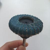 China Zirconium Corundum Half Curved Abrasive Flap Disc flapper wheel For Grinder 3 Inch for sale