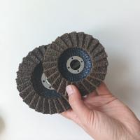 China Coarse Grit Abrasive Non Woven Flap Wheel Disc Sandpaper Flapper 150mm 180mm for sale