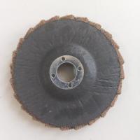 China Coarse Grit Abrasive Non Woven Flap Wheel Disc Sandpaper Flapper 150mm 180mm for sale