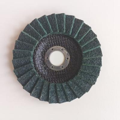 China Nylon Abrasive Flap Non Woven Polishing Wheel Fine Grit 180mm For Grinder for sale