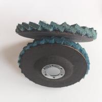 China Nylon Abrasive Flap Non Woven Polishing Wheel Fine Grit 180mm For Grinder for sale