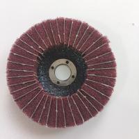China Aluminium Non Woven Flap Disc Buffing Wheel Nylon Fiber 6 Inch For Grinding Metal for sale