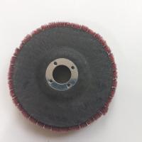 China Aluminium Non Woven Flap Disc Buffing Wheel Nylon Fiber 6 Inch For Grinding Metal for sale