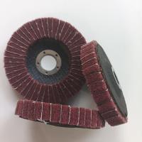 China Aluminium Non Woven Flap Disc Buffing Wheel Nylon Fiber 6 Inch For Grinding Metal for sale
