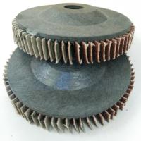 China Curved 320 Grit 40 Grit Flap Wheel Disc Aluminium Oxide For Metal Custom for sale