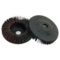 China Curved 320 Grit 40 Grit Flap Wheel Disc Aluminium Oxide For Metal Custom for sale