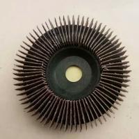 China Curved 320 Grit 40 Grit Flap Wheel Disc Aluminium Oxide For Metal Custom for sale