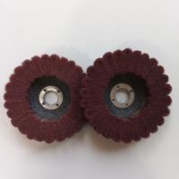 China Unmounted Nonwoven Aluminium Oxide Flap Disc 115mm For Polishing Wood Metal for sale